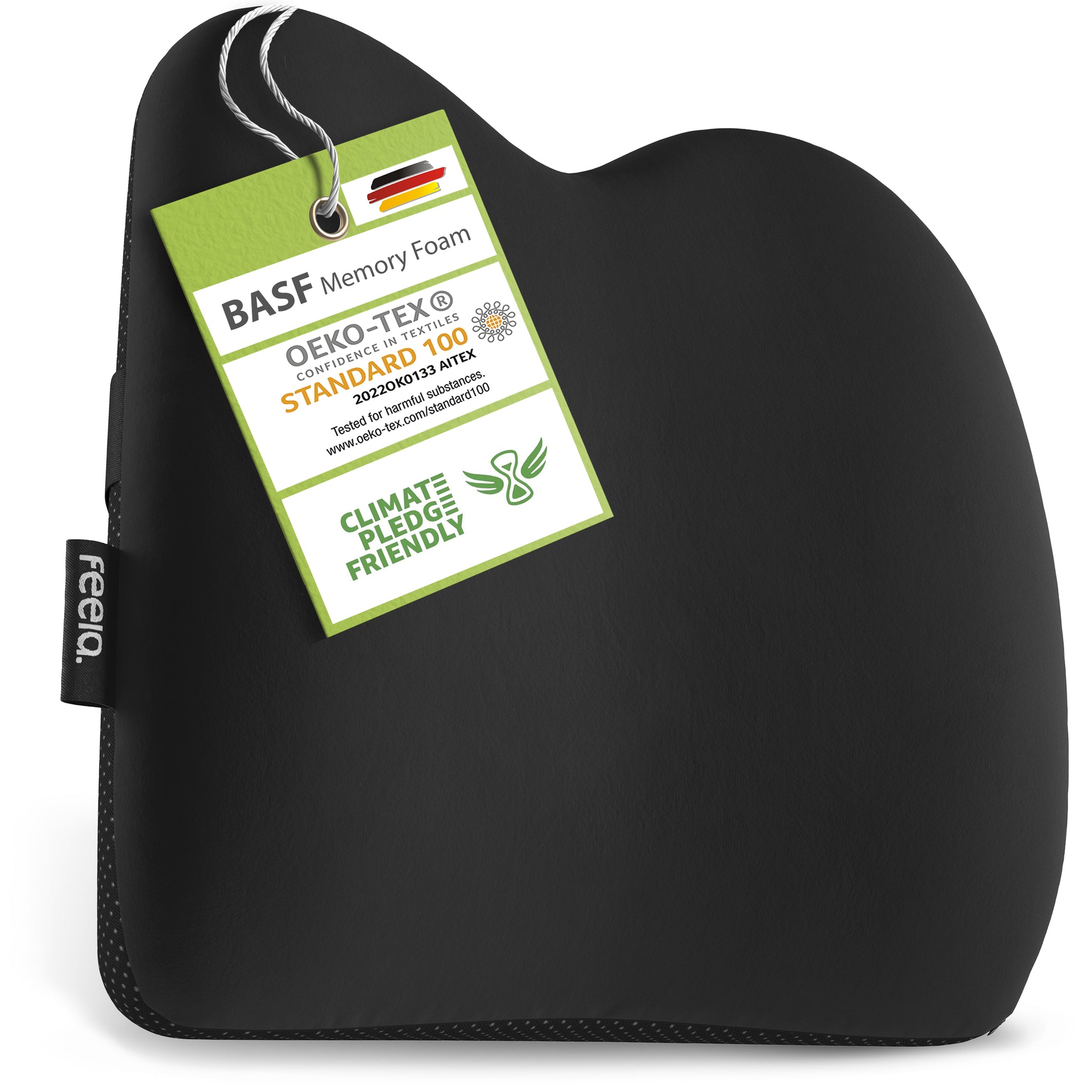Ergonomisches Auto-Rückenkissen feela.® (Schwarz)